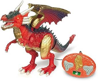 MIGHTY MEGASAUR REMOTE CONTROL RED DRAGON : Amazon.com.mx: Juguetes y ...