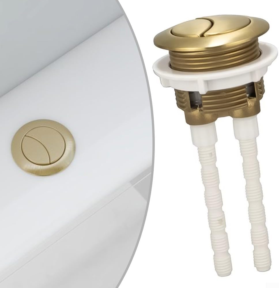Amazon.com: Toilet Tank Button, Dual Push Flushing Toilet Replacement ...