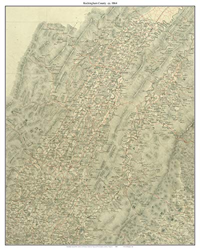 Old Maps Of Rockingham County