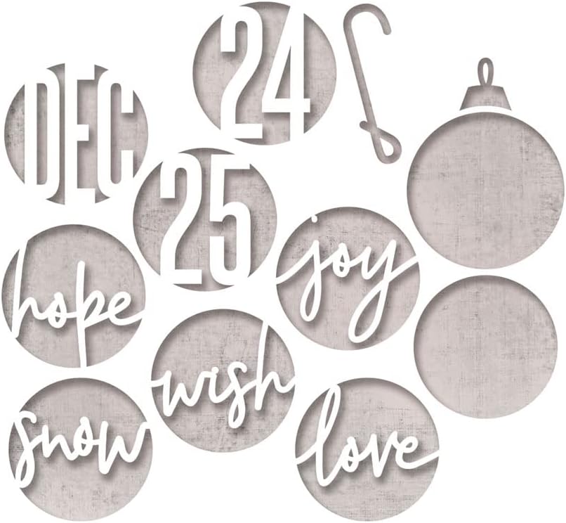 Amazon.com: Sizzix Circle Words Thinlits Die Set , Nordic Tim Holtz, 12 ...