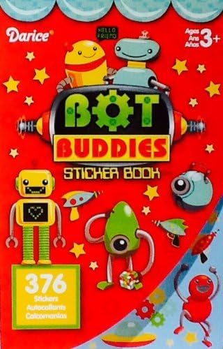 Amazon | おもちゃ Robot Stickers ~ Bot Buddies Sticker Book ~ 376 Count ...