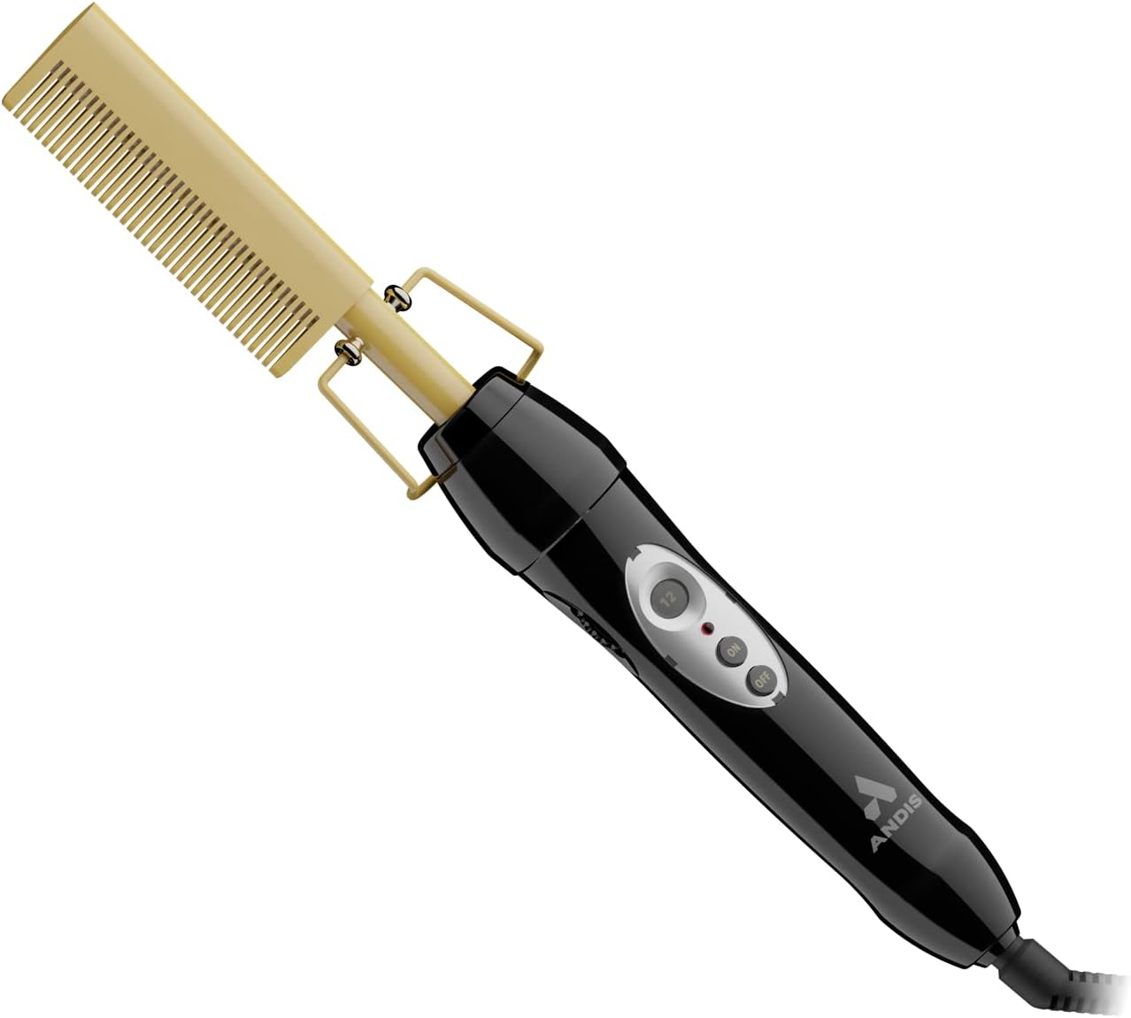 Amazon.com : Andis 38335 Professional Heat Ceramic Press Comb for Hair ...