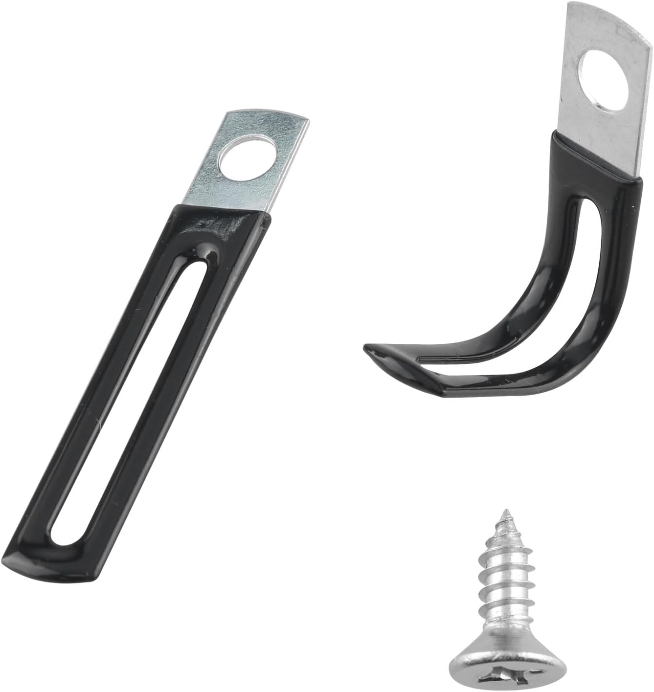 Amazon.com: WHYHKJ 30PCS Bendable Shelf Hooks with Screws 60x10mm Metal ...