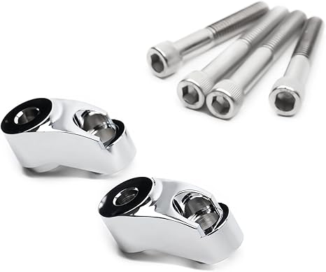 Amazon.com: MoKitDora Dyna Sportster Front Turn Signal Relocation Kit ...