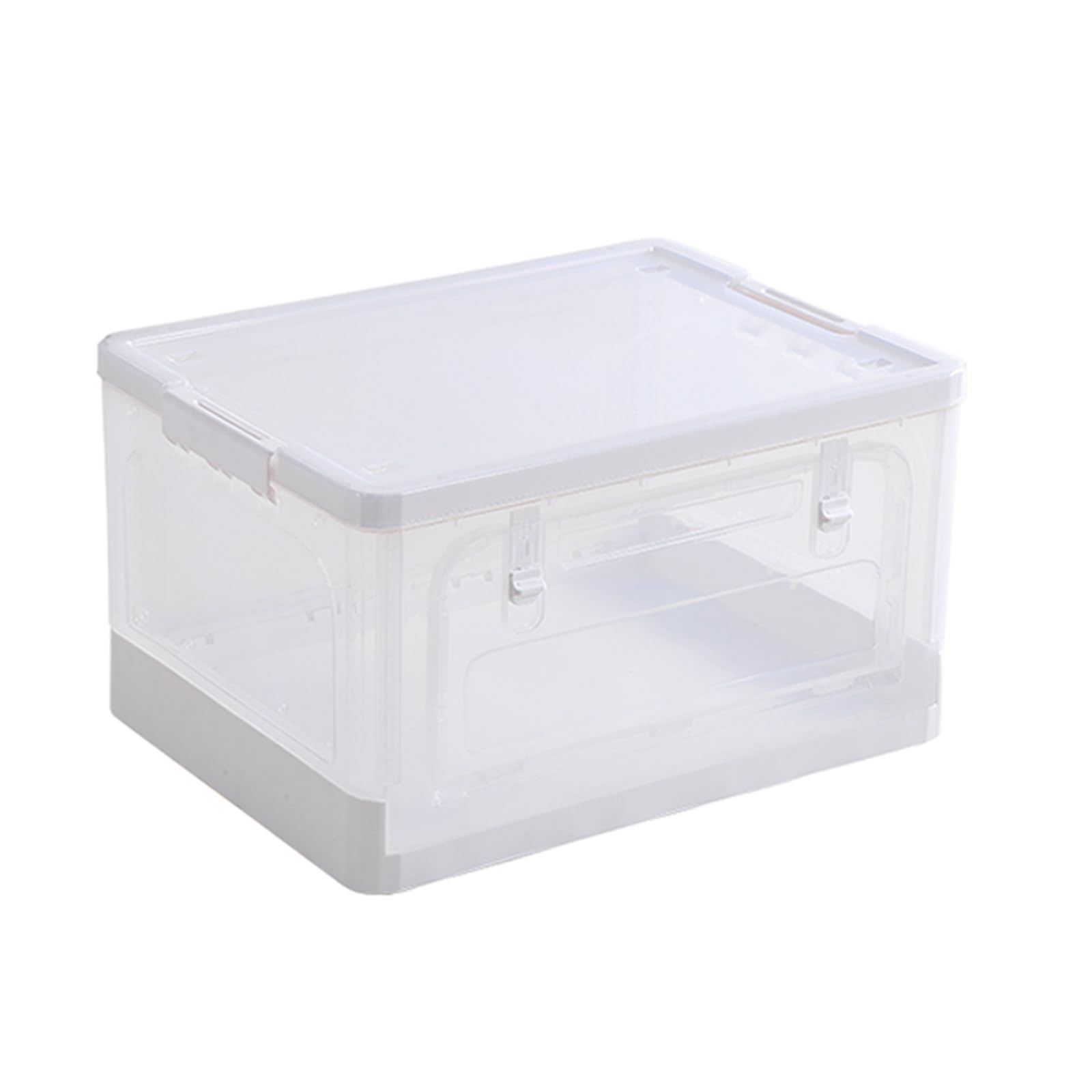 Amazon.com - RUNMEIJIA Storage Bins，Clear Plastic Folding Storage Box ...