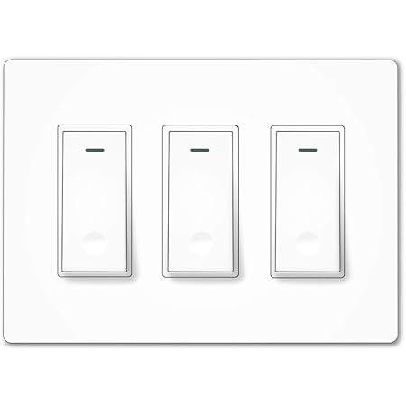 Smart Light Switch, Double Smart WiFi Light Switches, Smart Switch 2 ...
