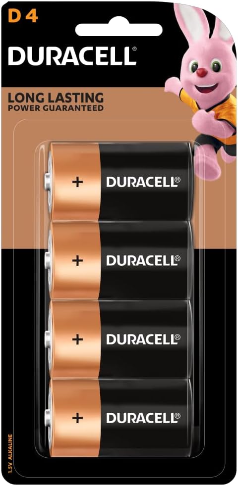 Duracell Coppertop D Battery (Pack of 4) : Amazon.com.au: Electronics