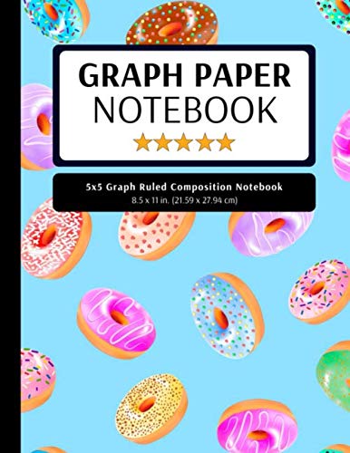 5x5 Graph Ruled Composition Notebook: 100 Pages, 5x5 Graphing Grid ...