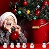 Amazon.com: Liliful 50 Pcs Winter Mini Snowman Figurines Christmas Tiny ...