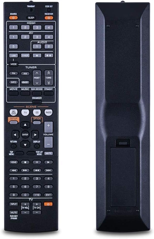 Buy ZIEVA Compatible for Yamaha AV Audio/Video Receiver Remote Control ...