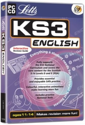 Letts KS3 English Interactive Revision Guide (Ages 11-14) (PC) : Amazon ...