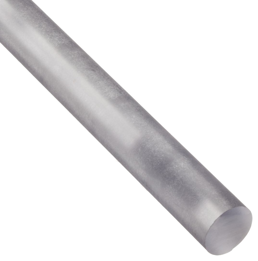 Amazon.com: Polycarbonate Round Rod, Clear, 1" OD, 12" Length ...