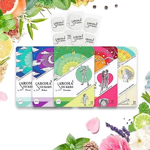 Amazon.com: AROMA STICKERS® Original Blend Edition All in One - 100% ...