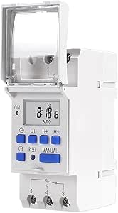 Amazon.com: Thc15a 7 Days Programmable Digital Timer Switch Relay ...