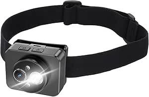 Mini Head-Mounted Action Camera, 1080P 45 Deg Adjustment Smart Sensing ...