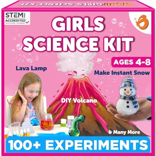 Buy Butterfly EduFields 100+ Science Kit | Gift for Girls Age 6-7 ...