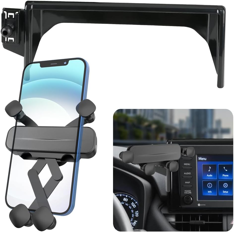 Amazon.com: LUNQIN Car Cell Phone Holder for 2019-2025 Toyota RAV4 LX ...