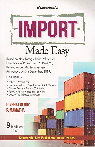 Buy Commercial's Import Made Easy by P. Veera Reddy and M. Mamatha Book ...