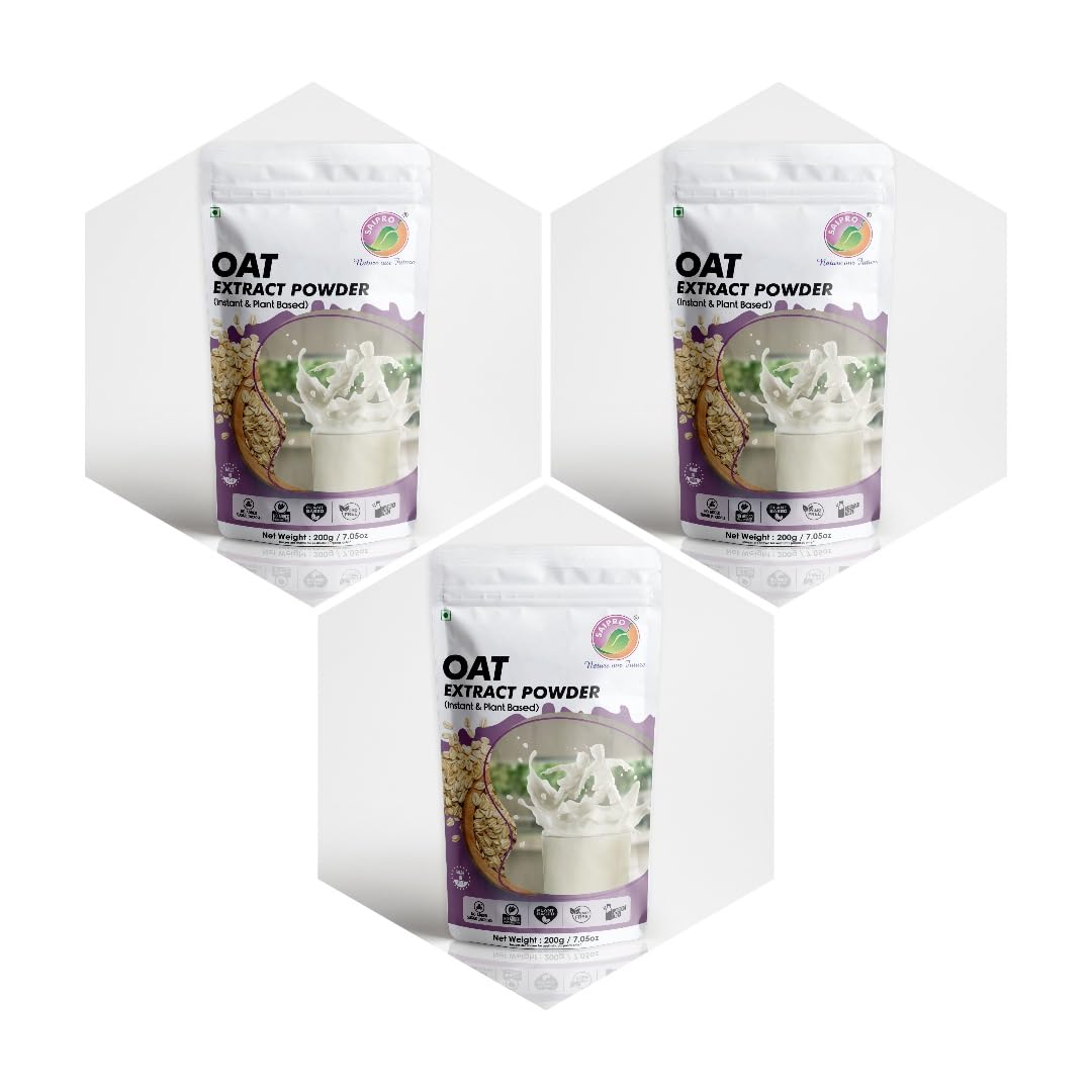 Saipro's EATERY HARVEST Oat Milk Powder 600 g (200 g*3packs) Makes ~ 7. ...