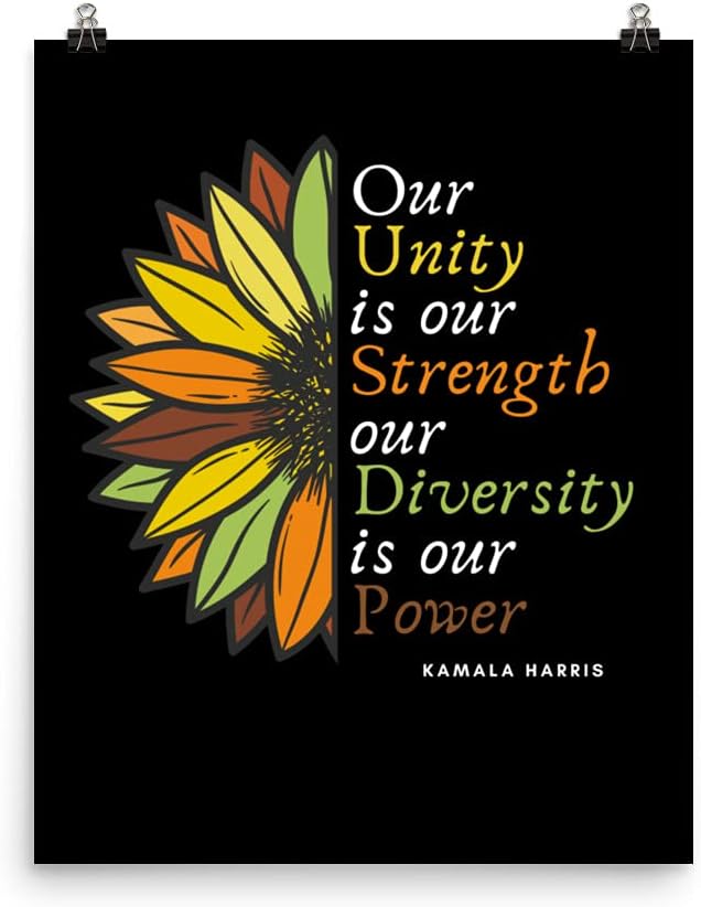 Amazon.com: Our Unity is Our Strength, Kamala Harris Quote ...