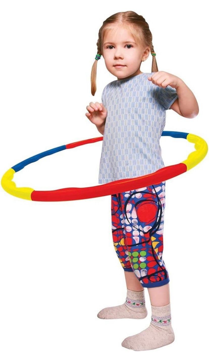 Kids Detachable Hula Hoop for Kids Adults, Fitness Hoola Hoop Rings for ...