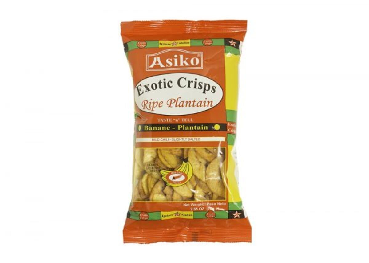Asiko Plantain Chips Chilli (Box of 24) : Amazon.co.uk: Grocery