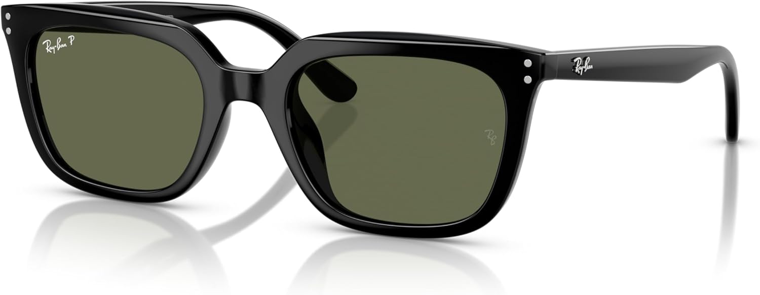 Amazon.com: Ray-Ban RB4439D Sunglasses, Black/Dark Green Polarized, 54 ...