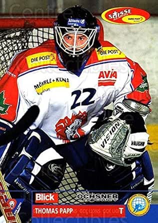 Amazon.com: (CI) Thomas Papp Hockey Card 2003-04 Swiss Ice Hockey Cards ...