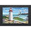 Amazon.com: Briarwood Lane Coastal Lighthouse Nautical Doormat : Patio ...