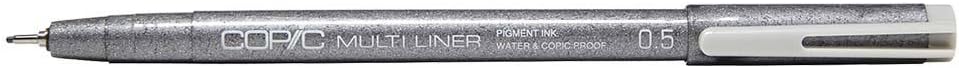 Amazon.com: Copic Multiliner Waterproof Pigment Ink Pen.50mm Tip, Cool ...