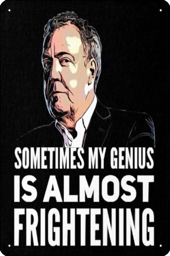 Amazon.com : Oedrtqi Jeremy Clarkson "Sometimes My Genius Is Almost ...