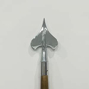 Amazon.com : FRF FLAG Silver Chrome Army Spear for Indoor Flag Pole ...