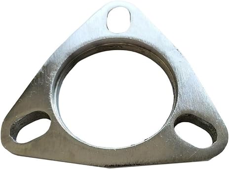 Amazon.com: 2.5" 3 Bolt Mild Steel Slotted Flange Exhaust Downpipe Pipe ...