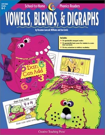 School-To-Home Phonics Readers: Vowels, Blends, & Digraphs: Rozanne ...