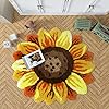 Amazon.com: Sunflower Area Rug Golden Ultra Soft and Fluffy Sunflower ...