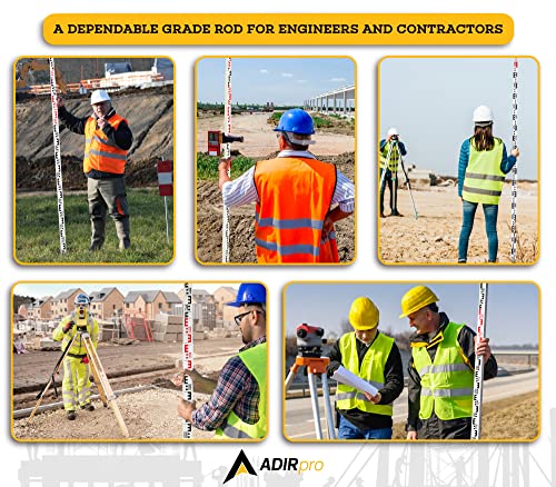 Snapklik.com : 4-Meter Fiberglass Grade Rod Metric, 4-Section ...