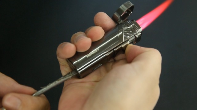 Watch Promise by Honest Torch Lighter Quadruple 4 Jet Flame Refillable ...