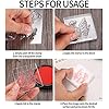 9 Pcs Acrylic Stamp Blocks, Clear Stamping Blocks, Transparent Acrylic ...