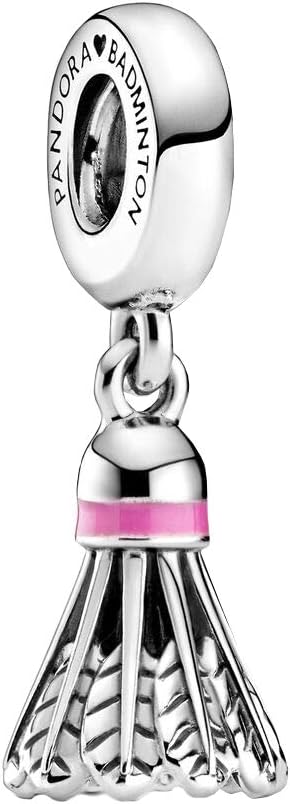 Amazon.com: PANDORA Badminton Birdie, Rose Enamel: Clothing, Shoes ...