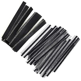 FYSL 40 Piece 2.54mm Pin Headers PCB Board 40 Pin Male and Female ...