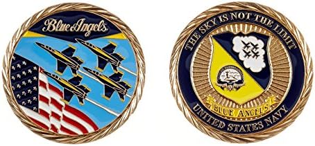 Amazon.com: Blue Angels Gold Challenge Coin : Everything Else