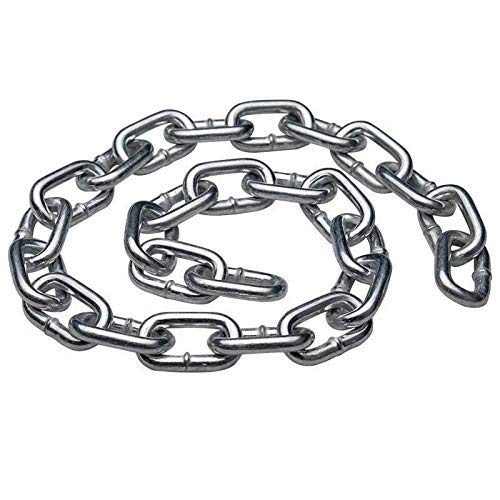 Heavy Duty Galvanized Steel Chain Links Extra Strong Long Length Welded ...