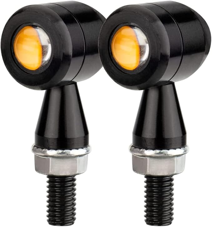 Vagary Mini Metal Bullet Turn Signals Motorcycle LED Blinkers Lights ...