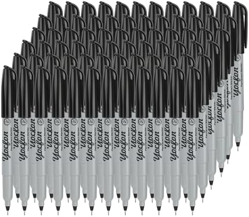 Amazon.com : Yocfon Permanent Markers Ultra Fine Tip, Bulk Pack Of 72 ...
