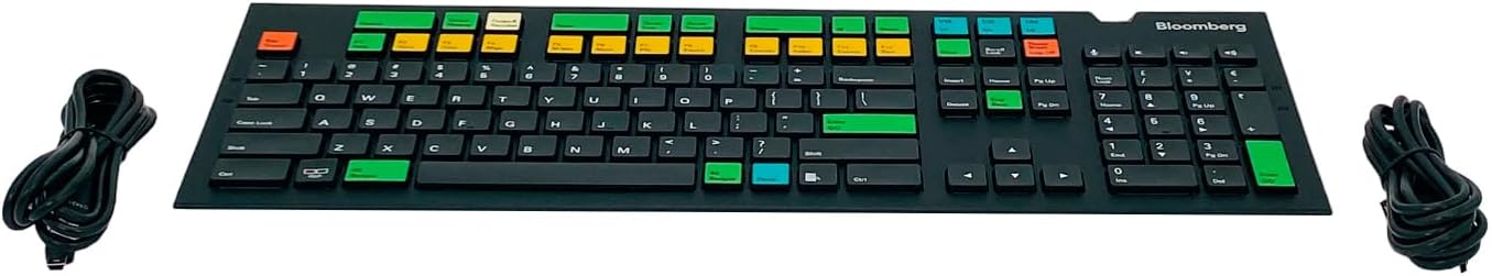 Amazon.com: Tekswamp Bloomberg STB100 Wired USB Black Keyboard, Bundle ...