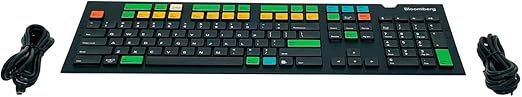 Amazon.com: Tekswamp Bloomberg STB100 Wired USB Black Keyboard, Bundle ...