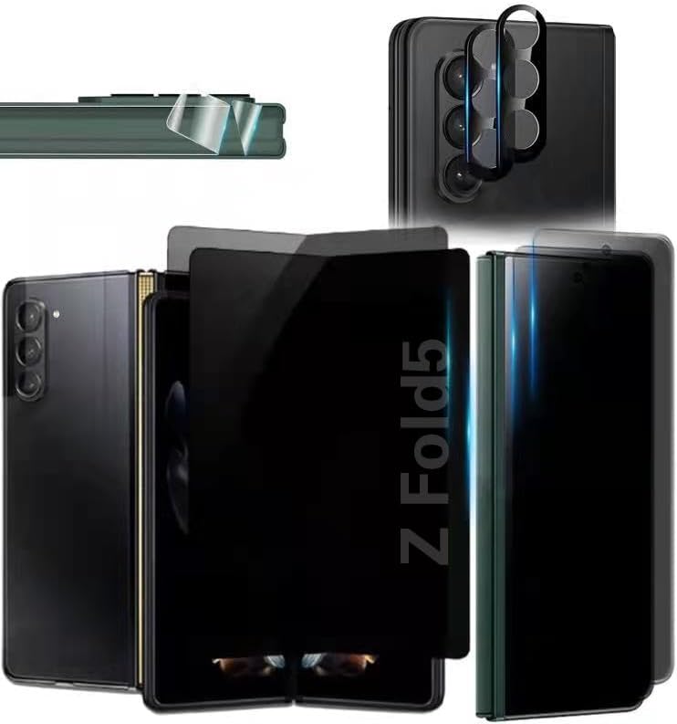 Amazon.com: Samsung Galaxy Z Fold 5+ Tempered Glass Screen Protector ...