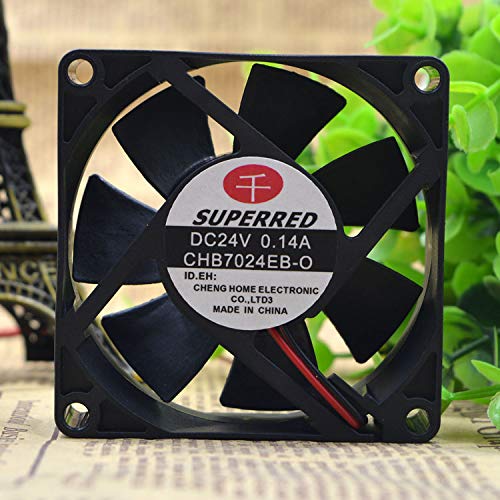 Amazon.com: CHB7024EB-O 24V 0.14A 7CM/7020 2-Wire Inverter Fan ...
