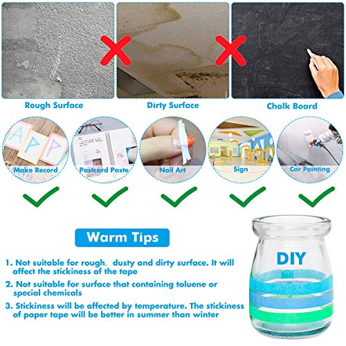 Snapklik.com : Cridoz 15 Rolls 1/8 Whiteboard Thin Tape Pinstripe Art ...