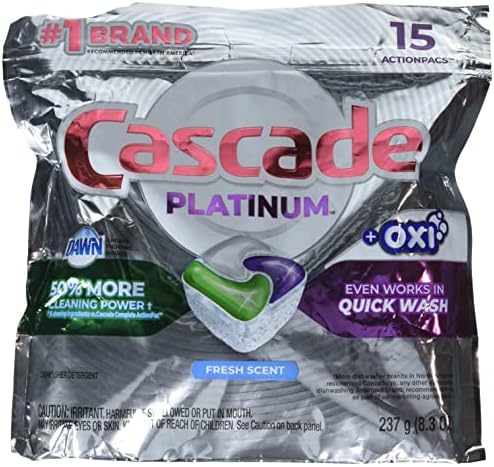 Amazon.com: Cascade Platinum Plus Dishwasher Pods, Dishwasher Detergent ...